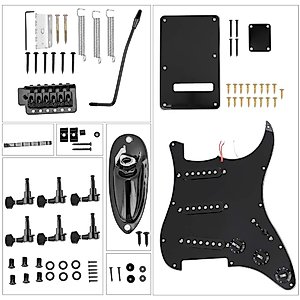 DIY Electric Guitar Kit, ST Style Guitars Kits Build Your Own Guitar