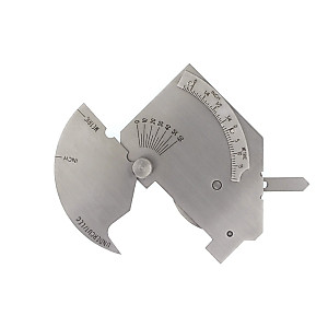 Mini Bridge CAM Gage Welding Fillet Throat Leg Size Bevel Angle Undercut Inspection Tool in Inch/mm