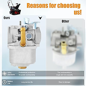QAZAKY Carburetor Compatible with Toro 38624 38629 38629C 38637 38637C 38639 38639C Snowthrower Snow Thrower