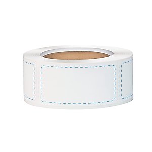 300pcs Removable Freezer Labels, Yoget 1 x 2 Inch Food Storage Stickers, Refrigerator Freezer Paper Label Easy Clean Leaves No Residue, Blue Food Labels Roll