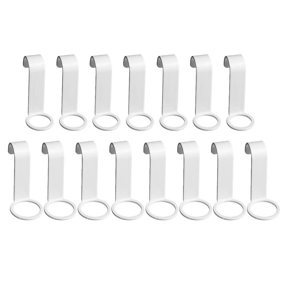 16pcs Shampoo Holder Hooks Bathroom Bottle Holder Shower Gel Bottle Rack Hangers Liquid Soap Shower Holders for Bathroom