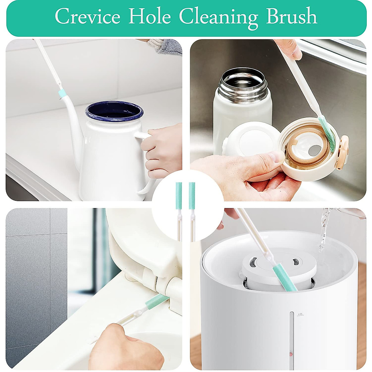 Small Cleaning Brushes for Household Cleaning,Crevice Cleaning Tool Set for Window Tracks Groove Humidifier Car Bottle Toilet Keyboard,Detail Tiny Scrub Cleaner Brush for Small Space Gaps Corner