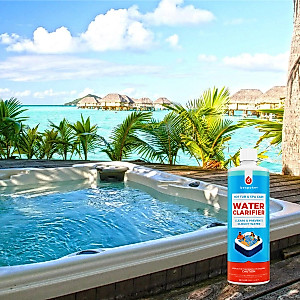 Spa Clarifier | Hot Tub Clarifier to Eliminate Cloudy Water - Spa Water Clarifier for Hot Tub Chemical - Spa Clarifier for Hot Tubs - Spa Clarifier HotTub Owners Rely on for Clear Water (1-Quart)