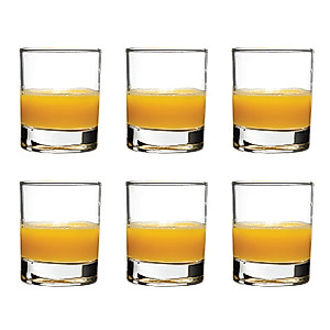 Vikko 5.2 Ounce Small Juice Glasses, Kids Small Drinking Glasses, Tasting Glasses, Small Glass Cups, Thick and Durable Juice Cups, Kids Glass Cups, Heavy Base Juice Glass, Small Glasses Set of 6