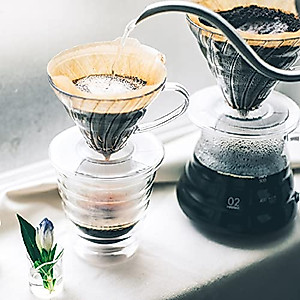 Hario V60 Plastic Coffee Dripper, Size 03, Clear