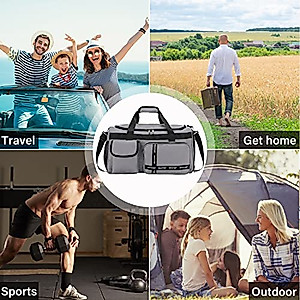 MAXTOP Travel Duffle Bag for Women Carry On Tote Weekender Overnight Bag Large Capacity Duffel Bag With Shoe Compartment,Gym Tote Bag with Dry and Wet Separation