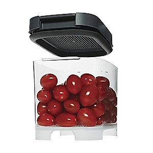 Rubbermaid FreshWorks Countertop Food Storage Produce Saver, Set, Clear/Grey
