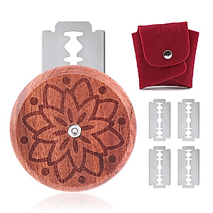 homfanseec Bread Lame Dough Scoring Tool, Bread Lame Cutter for Homemade Sourdough Bread Bakers, Sourdough Bread Scorer Slashing Tool Cutting Bread Scoring Knife Razor Cutter Wooden Bakers Lame