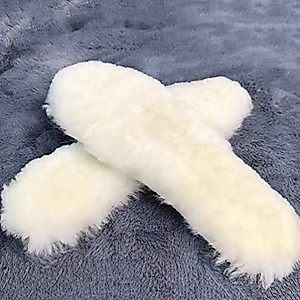 OKAYDA Australian Sheepskin Insoles Cozy & Warm Wool Shearling Insole Unisex for Shoes, Slippers, Boots, Sneakers (Woman 10)