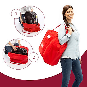 Kiddi Go Backless Booster Seat Bag (Red)