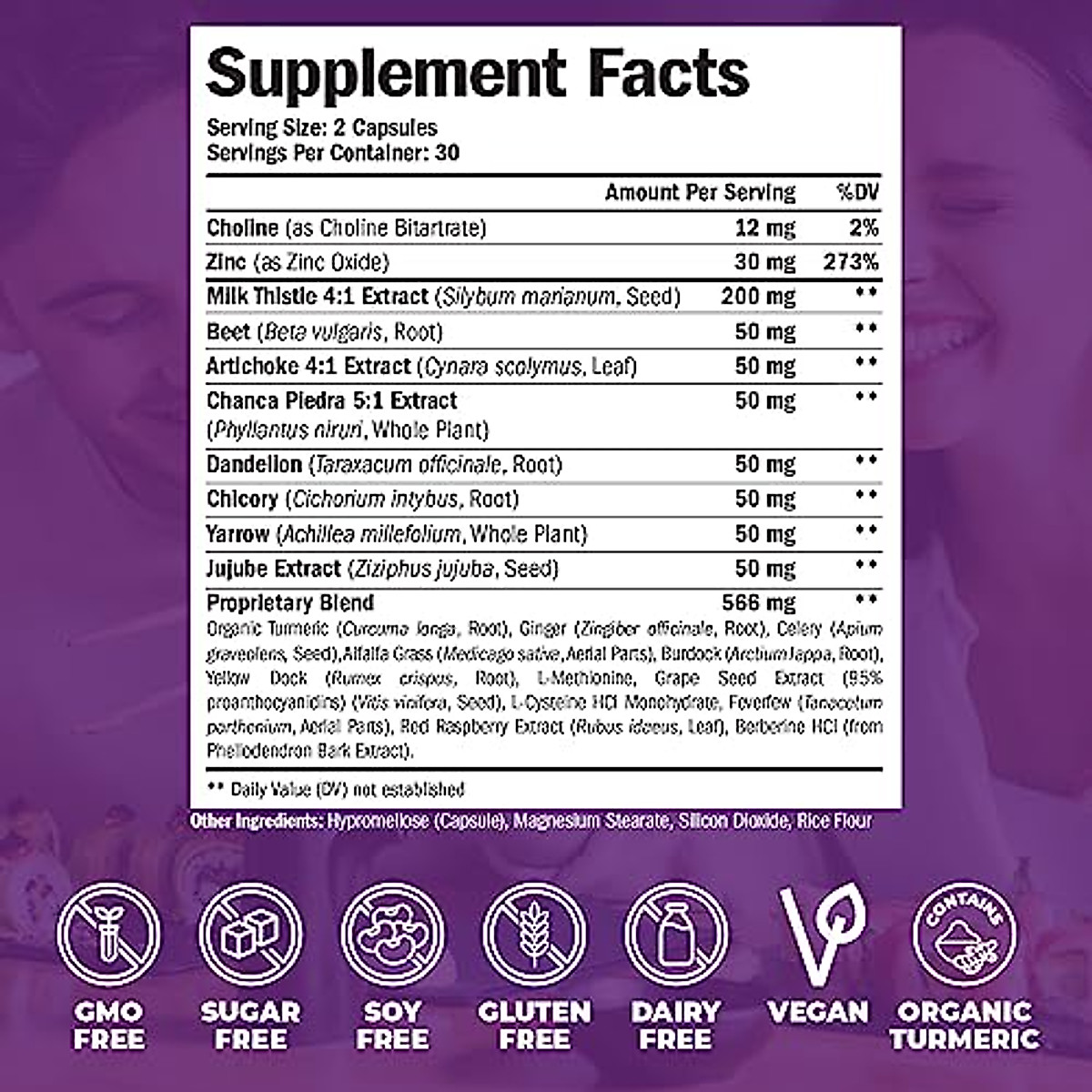 Liver Cleanse Detox & Repair - Artichoke Extract Liver Health Formula for Liver Detox & Liver Cleanse - Liver Support Supplement with Milk Thistle, Turmeric, Ginger, Dandelion, Zinc and more. 60 pills