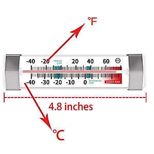 Fridge Refrigerator Freezer Thermometer (3pack)