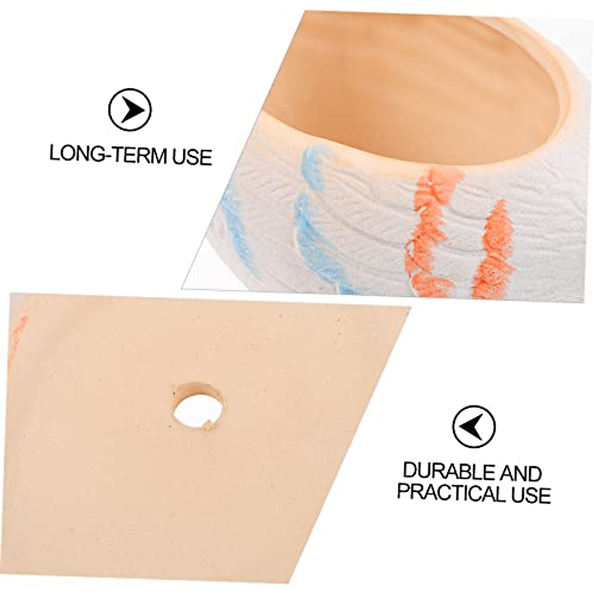 NUSITOU 4 pcs Pottery Pen Ceramic Decorative Creative Random Succulents Swan Home Succulent Animals Window Resin Figure Holder Pots for Planters Plant Bonsai Mini Flowerpot Animal