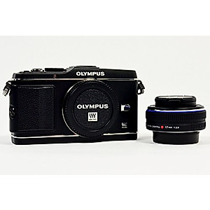 Olympus PEN E-P3 12.3 MP Live MOS Micro Four Thirds Interchangeable Lens Digital Camera with 17mm Lens - Black
