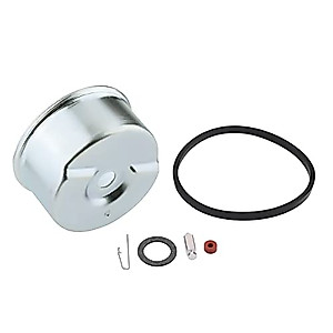 Panari Carburetor Float Bowl & Needle Seat Kit Primer Bulb for Tecumseh Lawn Mower ECV100 LAV35 TVS75 TVS90 TVS100 TVS105 TVS115 TVS120 631843 631902 631902A 632046 632046A Carb