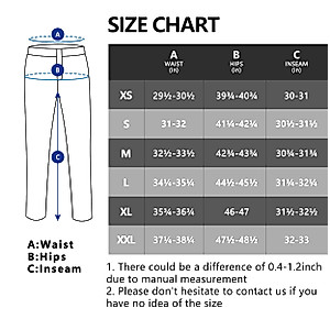 Little Donkey Andy Women's High-Performance Waterproof Rain Pants Lightweight Breathable Golf Hiking Pants Grey Size L