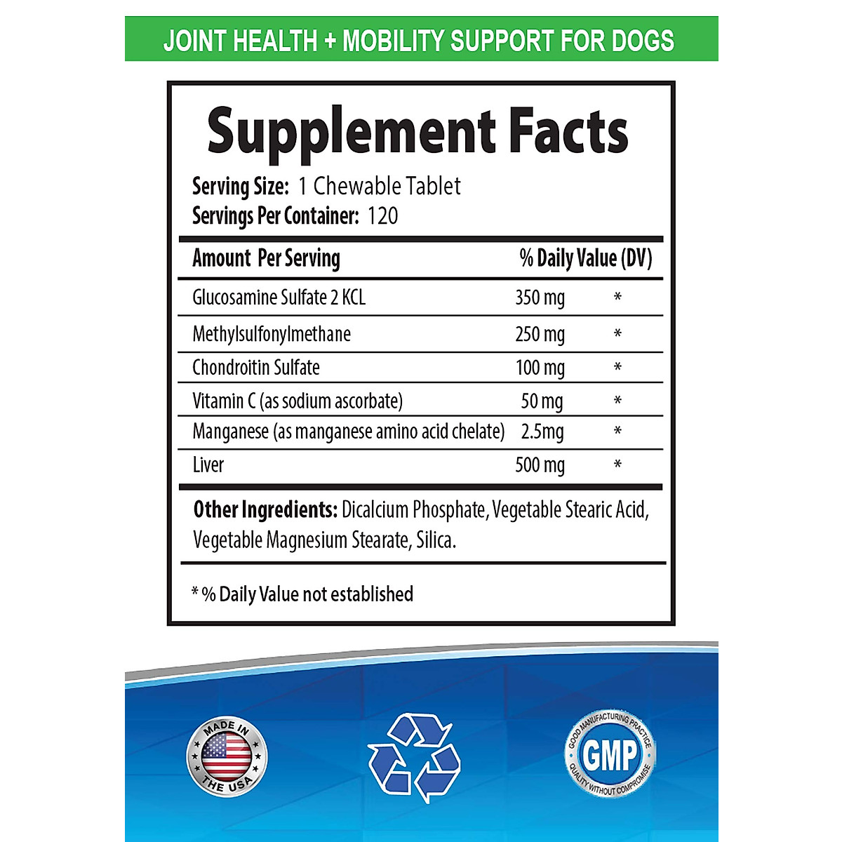 HAPPY PET VITAMINS LLC Dog Joint Supplement Chews - Dog Hip and Joint Health - Stiff Joint Solution - LUBRICATES Joints - Vet Approved - Dog Vitamin c Supplements - 2 Bottles (240 Treats)