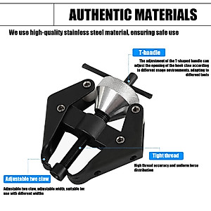 ZBGUN 1 PC Car Wiper Puller, Fixed Ball-Type Windshield Wiper Arm Deletion Special Tool, Universal Auxiliary Repair Accessories, Product Compatible with Cars, Trucks, Vans, SUVs, Trailers (Black)