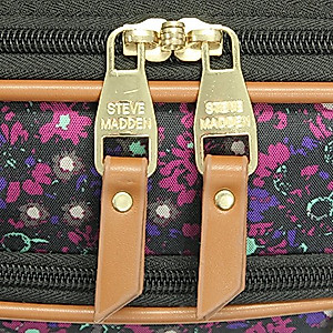 Steve Madden Global Wire Frame Satchel (Dark Purple)