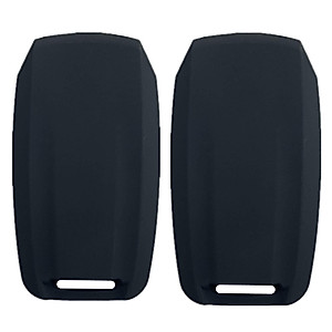 Rpkey Silicone Keyless Entry Remote Control Key Fob Cover Case protector Replacement Fit For 2019-2020 RAM 1500（4-Button）2 black