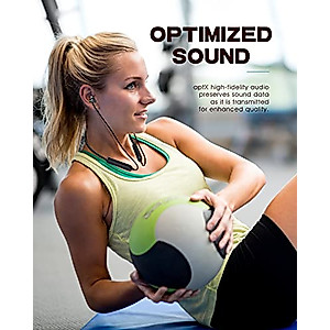 MUBIAO Bluetooth Headphones Neckband 20Hrs Playtime V5.0 Wireless Headset Sport Noise Cancelling Earbuds w/Mic for Gym Running Compatible with iPhone Samsung Android