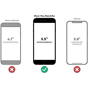 OtterBox Defender Series Case for iPhone 8 PLUS & iPhone 7 PLUS (ONLY) Case Only - Non-Retail Packaging - Night Purple/Pale Beige