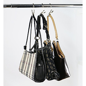 Mawa by Reston Lloyd Accessory Portable Non-Slip Semi Round Single Hook Hanging Clothes Pins/Clips for Laundry or Travel, Style K/1, Set of 5, Black