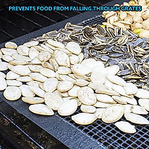 Kona Mesh BBQ Grill Mats - Heavy Duty 600 Degree Nonstick Mesh Grilling Mats (Set of 2) - 7 Year Warranty