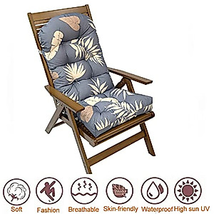 AYGJKIE Indoor Rocking Cushions for Living, Office, Dining Room or Nursery Use，Waterproof All-Weather Stuffed High Rebound Chair Cushion，Solid Rocker Polyester Chair Cushion (Color : Green, Size : 1