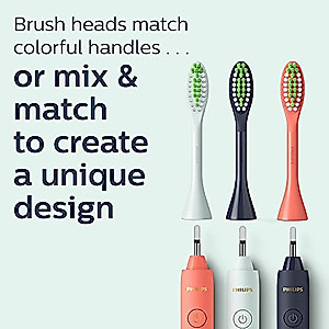 Philips One By Sonicare, 2 Brush Heads, Mint Light Blue, BH1022/03