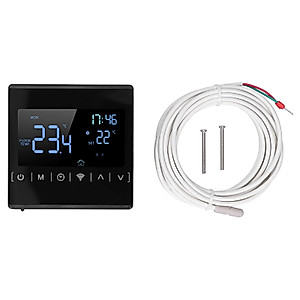 Touch Screen for Smart Thermostat WiFi Programmable Thermostat Floor Heating Controller Touch Screen WiFi Programmable Thermostat Industrial Supplies