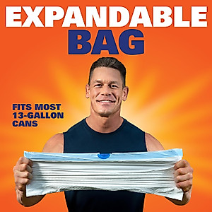 Hefty Ultra Strong Tall Kitchen Trash Bags, Unscented, 13 Gallon, 110 Count