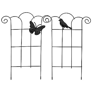 Garden Plant Trellis 2Pcs Trellis for Potted Plants Iron Mini Garden Trellis for Climbing Plants Plant Climbing Rack Flower Pots Supports