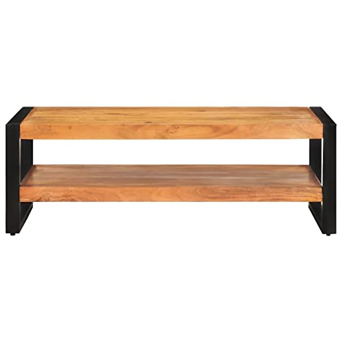 QJBSAVVA Coffee Table 47.2"x23.6"x15.7" Solid Acacia Wood,Bedside Tables Side Tables End Tables Entrance Tables Suitable for Meeting Rooms, Reception Rooms, Offices