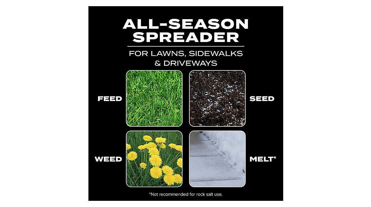 Scotts Turf Builder EdgeGuard Mini Spreaderto Cover 5,000 sq ft