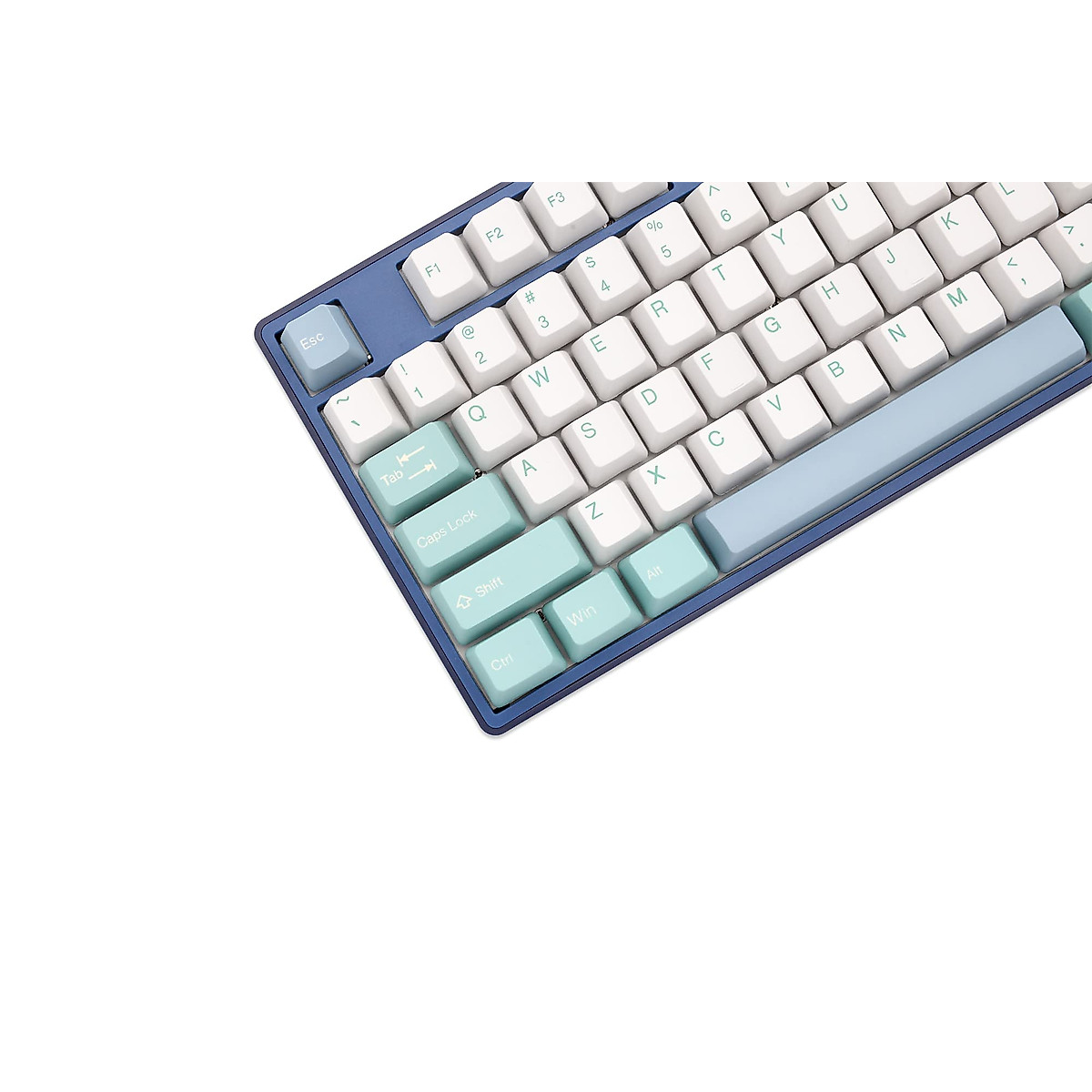 KPREPUBLIC Taihao Hygge PBT Double Shot keycaps for DIY Gaming Mechanical Keyboard OEM Profile for XD64 BM60 BM68 BM80 BM65 BM68 Elegant (TaiHao Hygge Set x1)