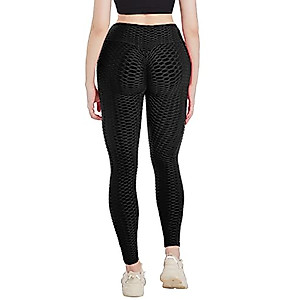 A AGROSTE Women V Cross Waist Butt Lifting Leggings Booty High Waisted Yoga Pants TIK Tok Leggings
