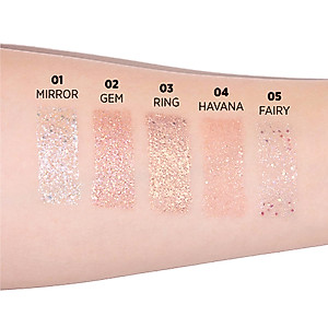UNICORN GLOW Gleam Eye Glitter 01 Mirror, Liquid Glitter Eyeshadow for High Impact Glam Looks 0.14 oz. / 4 g Made in Korea