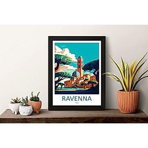 Ravenna Travel Print Wall Art Ravenna Wall Hanging Home Décor Ravenna Art Lovers Italy Art Lover Ravenna Print Ravenna Italy Art