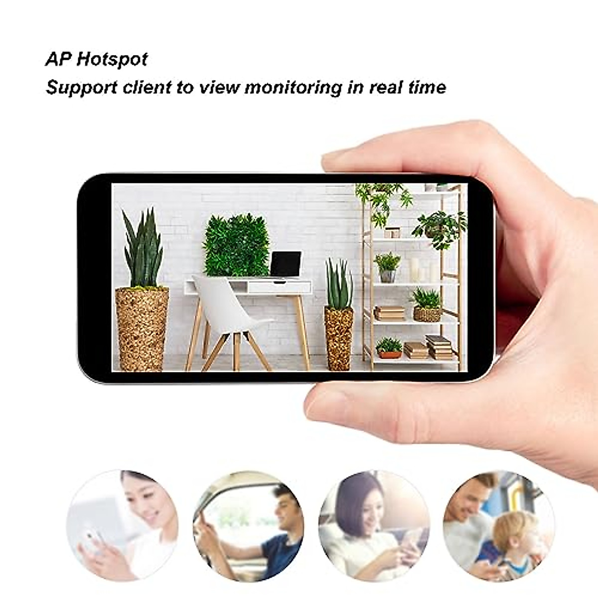 Solar Security Camera, 1080P Solar & Battery Powered Outdoor Camera with PIR Human Detection, APP Video Playback, IP66 Waterproof, for Home Security