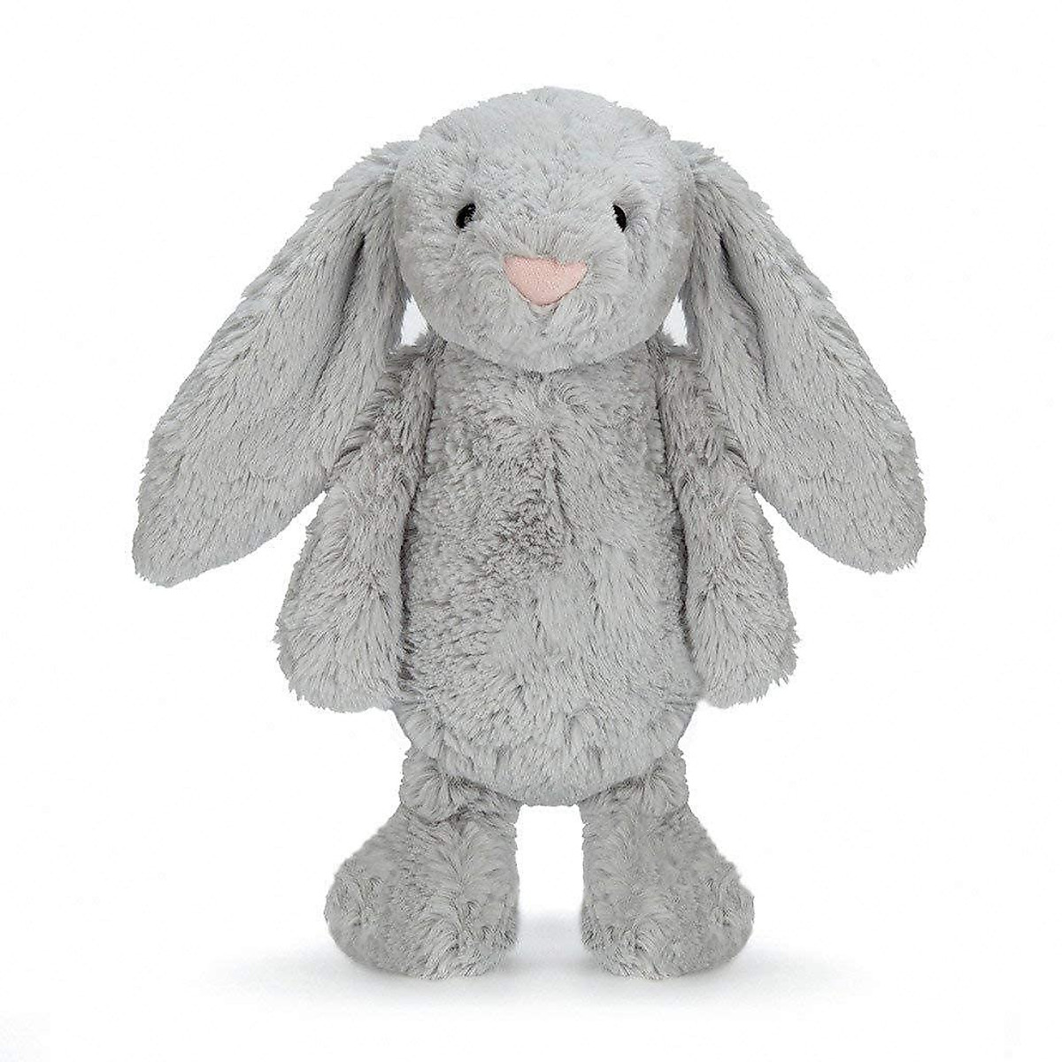 Jellycat If I were a Rabbit Board Book and Bashful Grey Bunny Stuffed Animal, Medium 12 inches