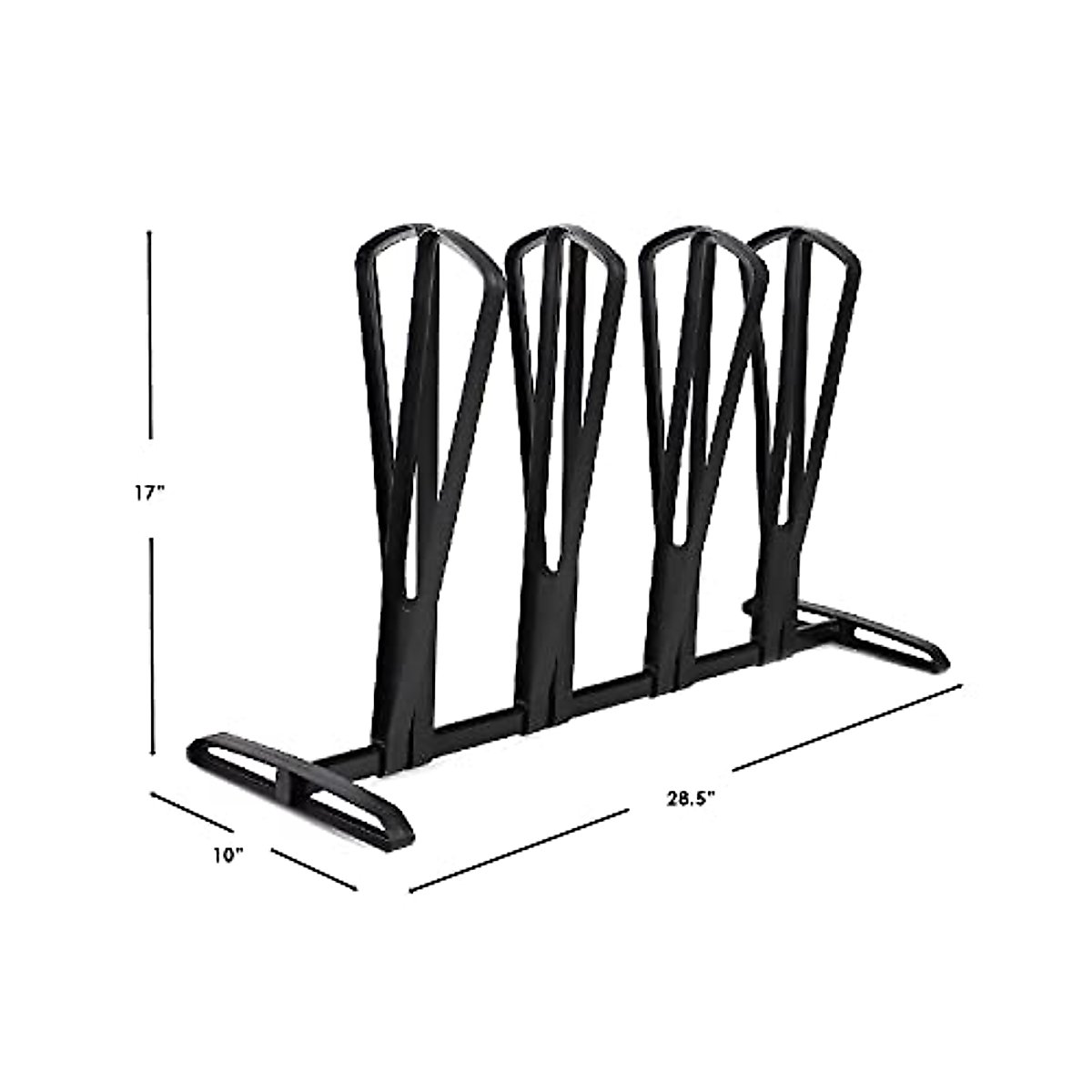 Home Basics Boot Organizer, Space Saving Boot Rack for 4 Pairs of Boots