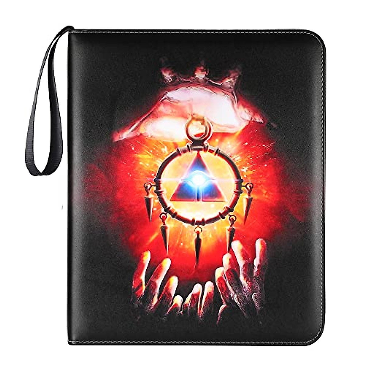 Trading Card Binder for Yu-Gi-Oh Cards - Holds 720+ Cards, 9 Pocket Trading Card Holder Album with Sleeves, Top Loading Pocket Storage Case for TCG