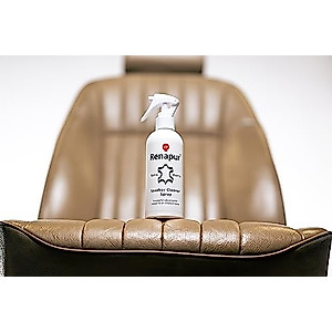 Renapur Natural Leather Cleaner Spray (8.5 Fl. oz) The Perfect Cleaner for All Your Leather Including Sofas, Car Interiors, Footwear, Clothing & Saddles & Tack