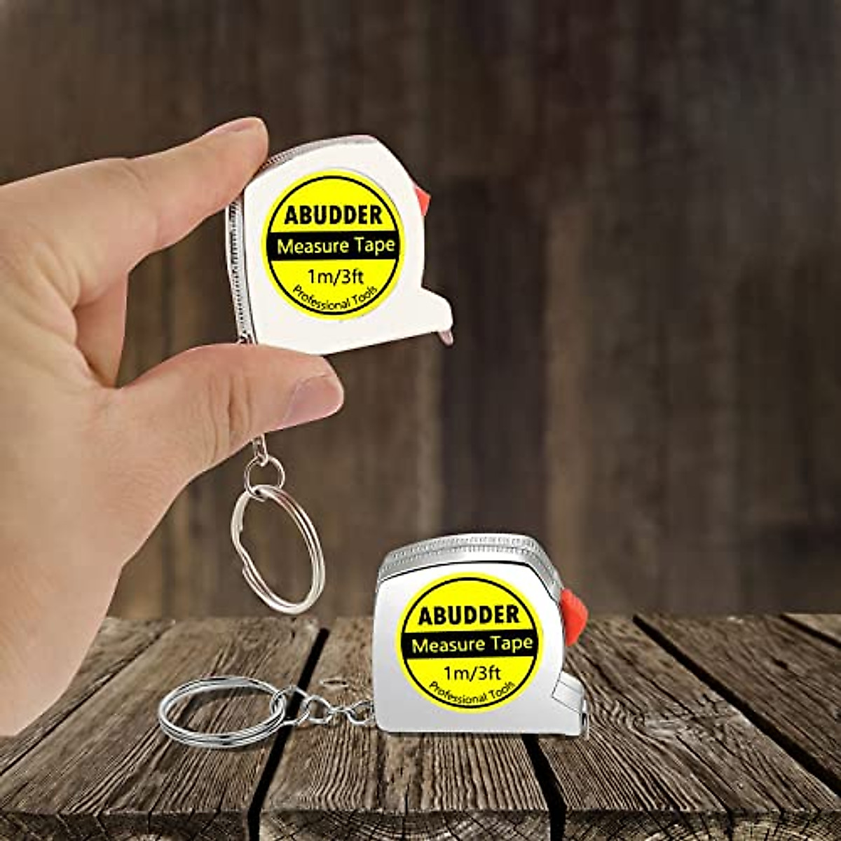 20 Pieces Mini Tape Measures Keychains,Small Tape Measures Retractable, Pocket Tape Measures,Measuring Tapes Retractable, 3 Feet