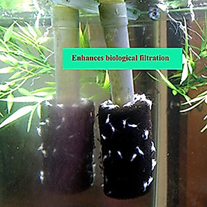 Qzbhct Pre Filter Sponge Foam Roll Accessories for Fluval Edge Aquarium Fish Tank (12 Pack)