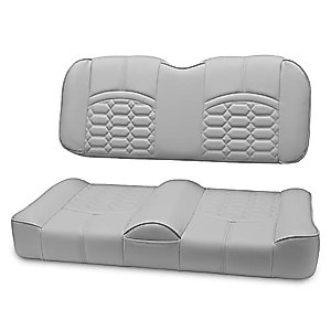 MODZ® FS1 Custom Golf Cart Front Seat for ICON - [Add $40] - Gray Base - Cobra Pattern