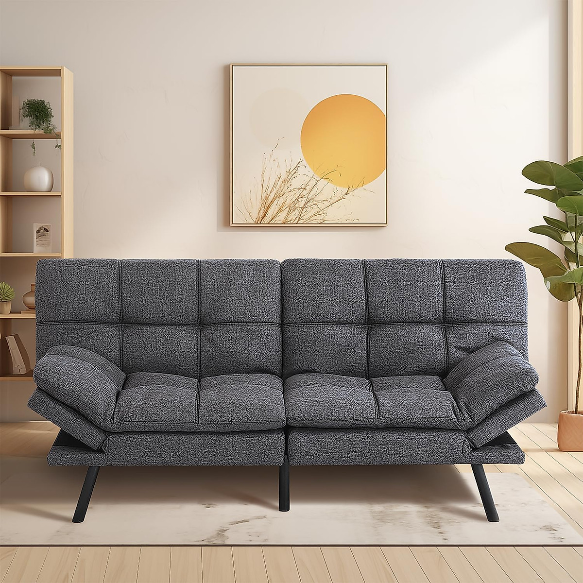 MUUEGM WXJ-Grey-267sofabed Sofabed, Medium, Grey-Update