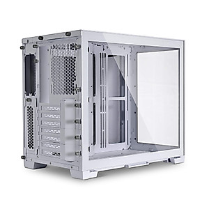 Lian Li O11 Dynamic DUAL-CHAMBER Case - E-ATX (Max 280 mm wide)/ ATX / Micro-ATX/ Mini-ITX - Steel - SFX/ SFX-L - CABLE MANAGEMENT FRIENDLY - COMPLETE DUST PROTECTION (O11DMINI-S Snow Edition)