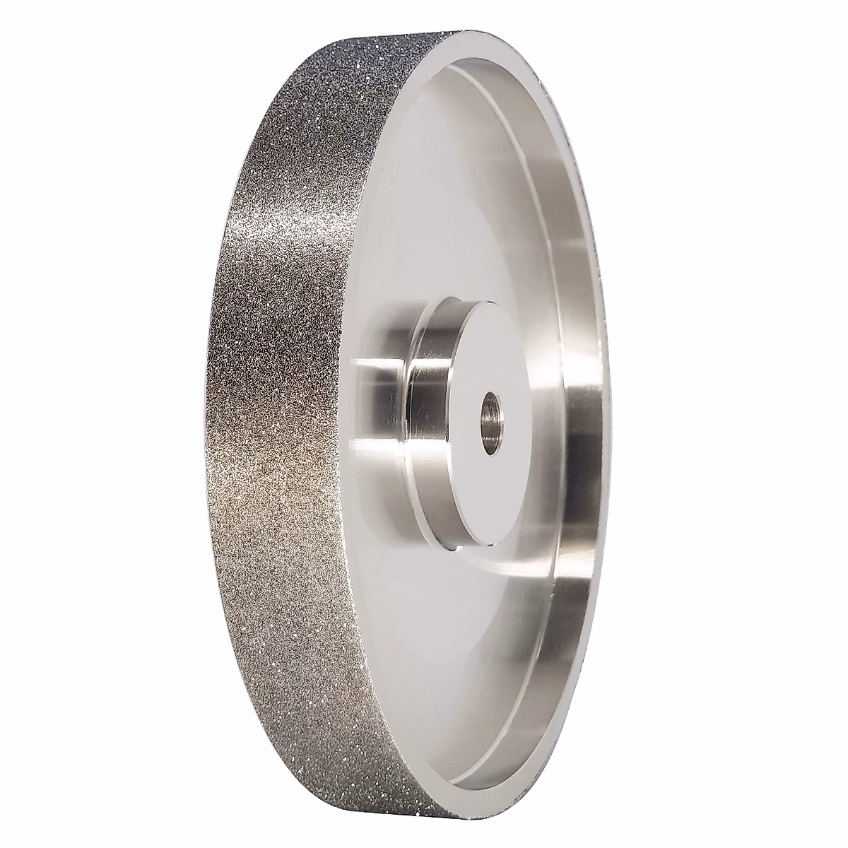 GYTYCATAH CBN Grinding Wheel, Dia 6" x 1" Wide with 1/2" Arbor, Diamond Grinding Wheel for Sharpening High Speed Steel, Grit 80